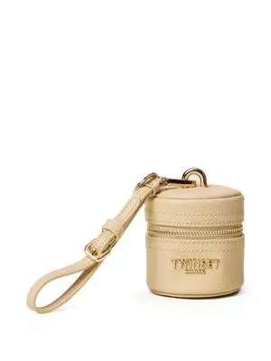 TWINSET Zip Fastening Keyring - Neutrals