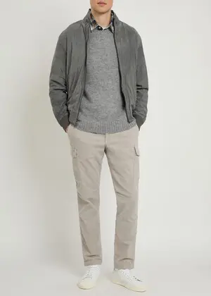 Polo Ralph Lauren Logo-embroidered Wool-blend Jumper - Grey