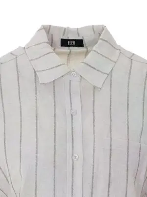 ELEH Chest-pocket Striped Shirt