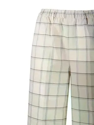 FORTE_FORTE Checked Trousers