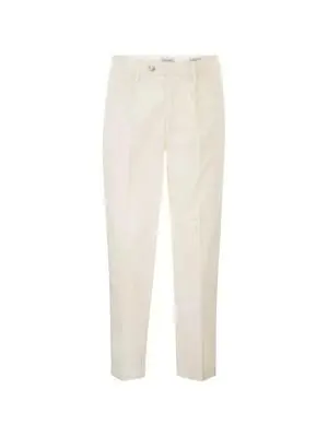 RE-HASH Marc Front-pleats Trousers - Neutrals