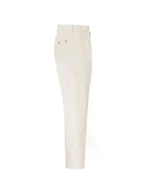 RE-HASH Marc Front-pleats Trousers - Neutrals