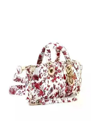 Dior Lady D-joy Printed Leather Small Satchel - Multicolour