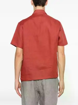 Alpha Studio Short-sleeve Buttoned Shirt - Red