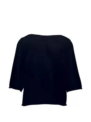 ALLUDE Ribbed Knitted Sweater