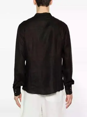 Alpha Studio Buttoned Shirt - Black