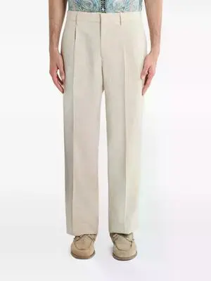 Etro Pleated Wide-leg Trousers