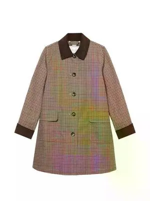Brooks Brothers Checked Cotton Coat