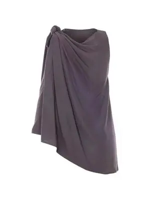 ELEH Sleeveless Knot Detail Top - Grey