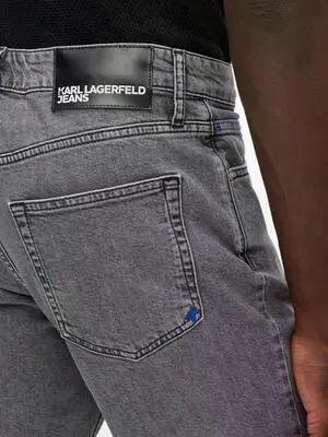 Karl Lagerfeld Belt-loops Shorts - Grey