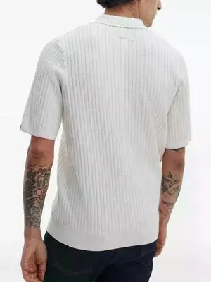 Rag & Bone Harvey Textured Polo Shirt