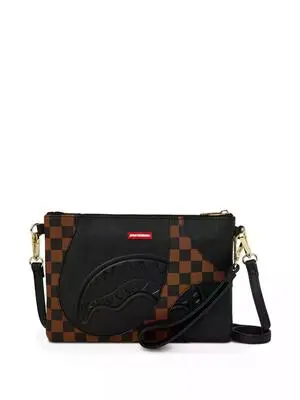 SPRAYGROUND Jetstream Embossed Check Clutch Bag