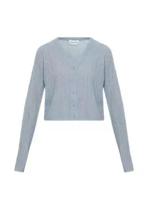 Munthe Byrd Pointelle-knit Cardigan