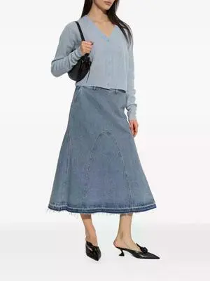 Munthe Byrd Pointelle-knit Cardigan