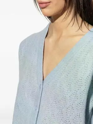 Munthe Byrd Pointelle-knit Cardigan