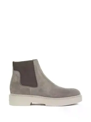 Santoni Suede Chelsea Boots - Grey