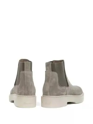 Santoni Suede Chelsea Boots