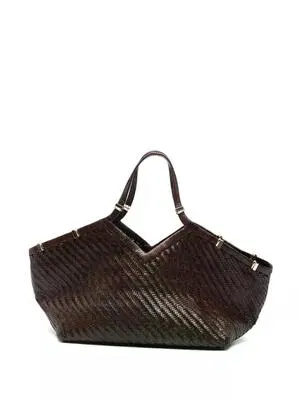 Benedetta Bruzziches Large Usha The Greatest Woven-design Tote Bag