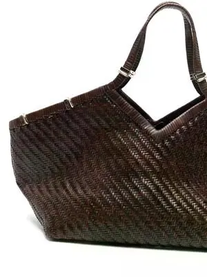 Benedetta Bruzziches Large Usha The Greatest Woven-design Tote Bag
