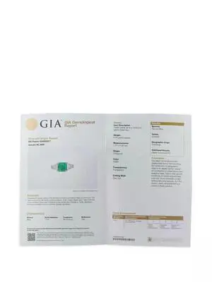 LB EXCLUSIVE Diamond And Emerald Ring