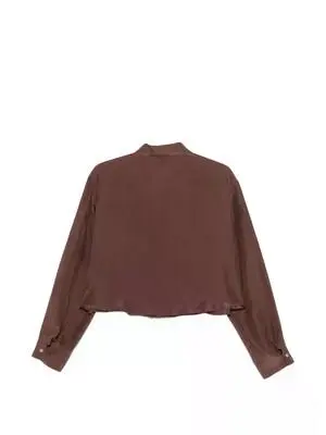ALYSI Buttoned Shirt - Brown