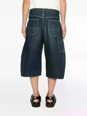 Sacai Buttoned Belted Shorts
