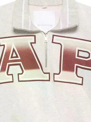 NAPAPIJRI Collared Sweatshirt With Zip Closure