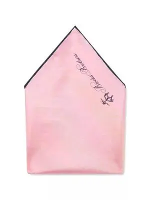 Brooks Brothers Silk Plain Pocket Square - Pink
