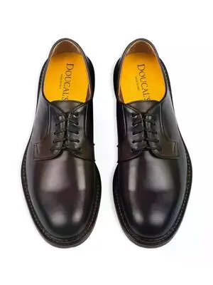DOUCAL'S Leather Lace-up Derby Shoes