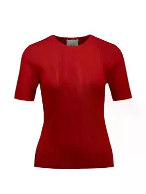 Allude Round Neck T-shirts For Women