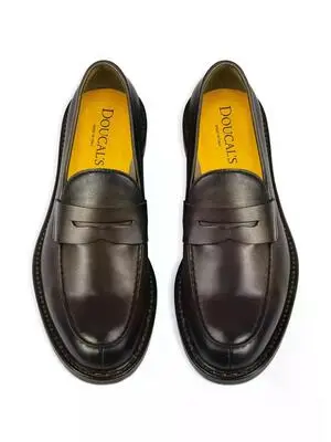 DOUCAL'S Penny Leather Loafers