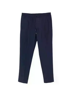 BRIGLIA 1949 Drawstring Trousers - Blue