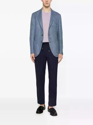 BRIGLIA 1949 Drawstring Trousers - Blue