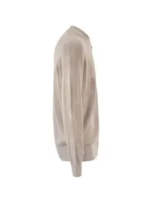 Brunello Cucinelli Zip-up Ribbed Cotton Cardigan