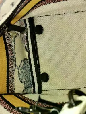 Dior Lady D-lite Embroidered Canvas Medium Satchel - Multicolour