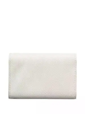 Prada Saffiano Leather Card Holder - Neutrals