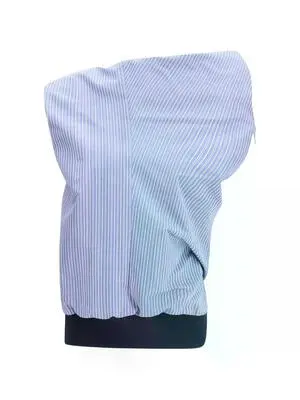 Sacai Striped Sleeveless Top
