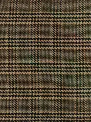 Saint Laurent Checked Fringed Scarf