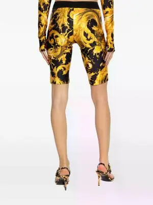 Versace Baroque-printed Legging Shorts