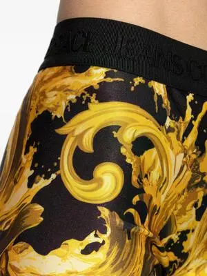 Versace Baroque-printed Legging Shorts