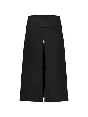 COURREGES Rear-zip Midi Skirt