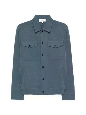 LARDINI Buttoned Cotton Jacket With Pockets