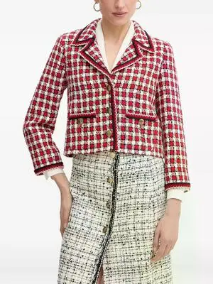 Luisa Spagnoli Villarosa Checked Button Jacket