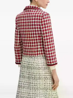 Luisa Spagnoli Villarosa Checked Button Jacket