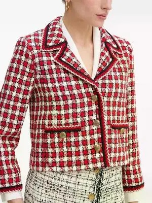 Luisa Spagnoli Villarosa Checked Button Jacket