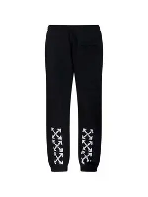 Off-White Arrow Drawstring Track Pants - Black