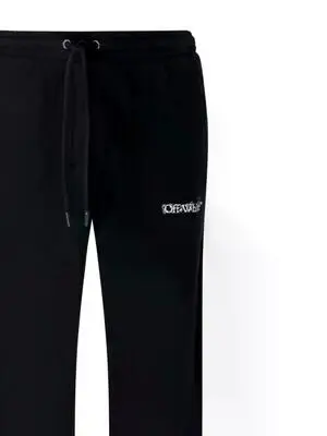 Off-White Arrow Drawstring Track Pants - Black