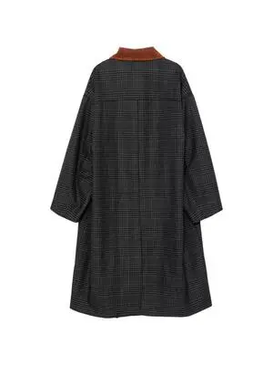 RÓHE Plaid Coat - Grey