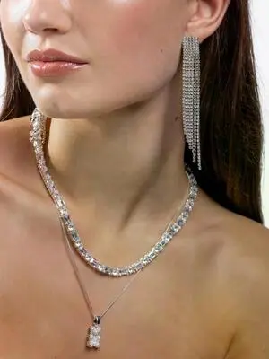 CRYSTAL HAZE Eternity Necklace
