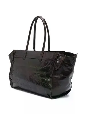Benedetta Bruzziches Zip Tote Bag - Brown